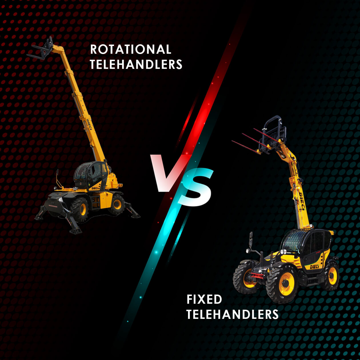 Dieci Fixed or Rotating Telehandlers - Dieci Australia